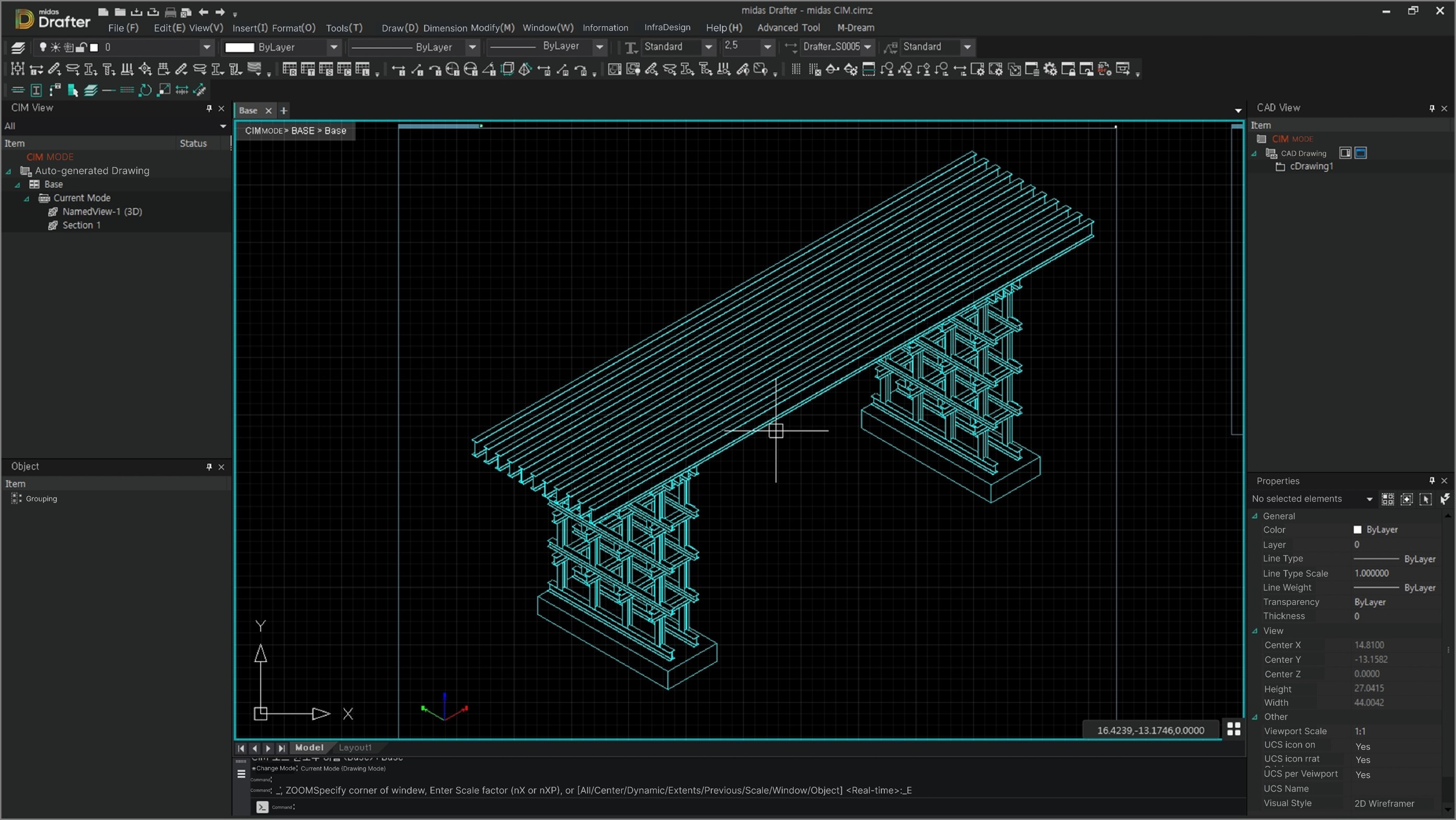 Can Revit model files be imported and interpreted in MIDAS Civil?